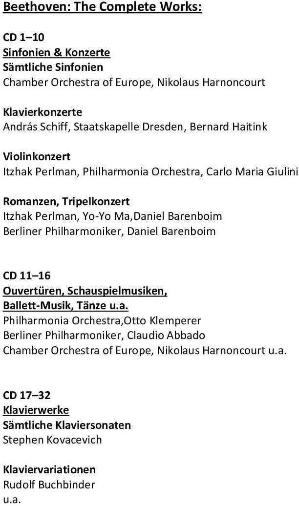 Warner Music : Beethoven Complete Works – 100Beethoven.com